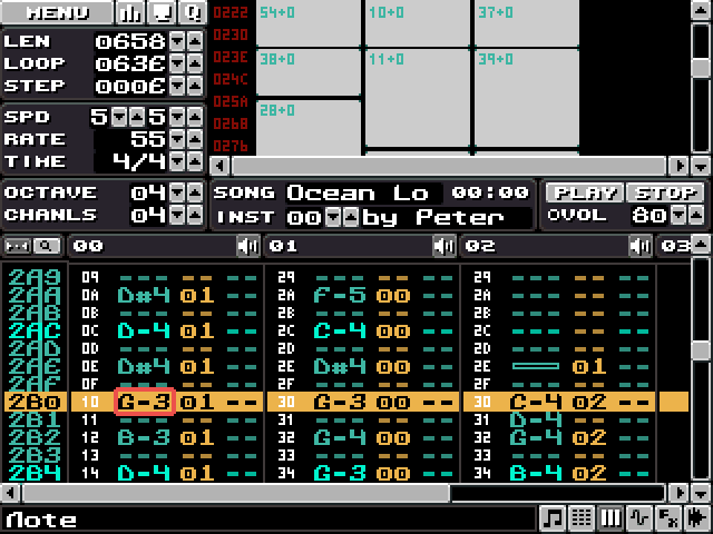 klystrack - a chiptune tracker